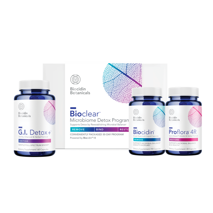 Bioclear™ Microbiome Detox Program with Biocidin® Capsules – CellCore Biosciences